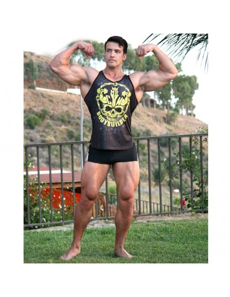 CAMISETA SKULL BODYBUILDER